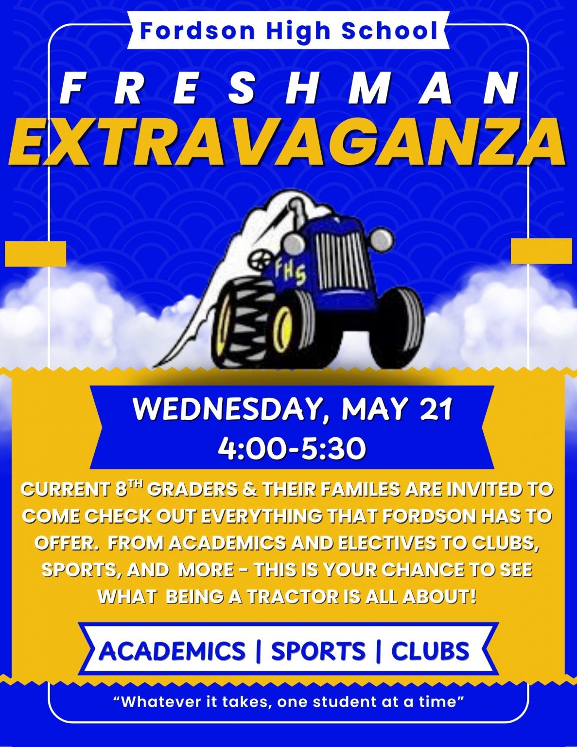Fordson High School Freshman Extravaganza – Woodworth Middle School